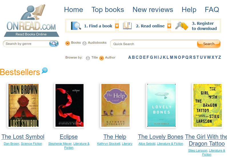 onread – Para leer y bajar libros en Internet