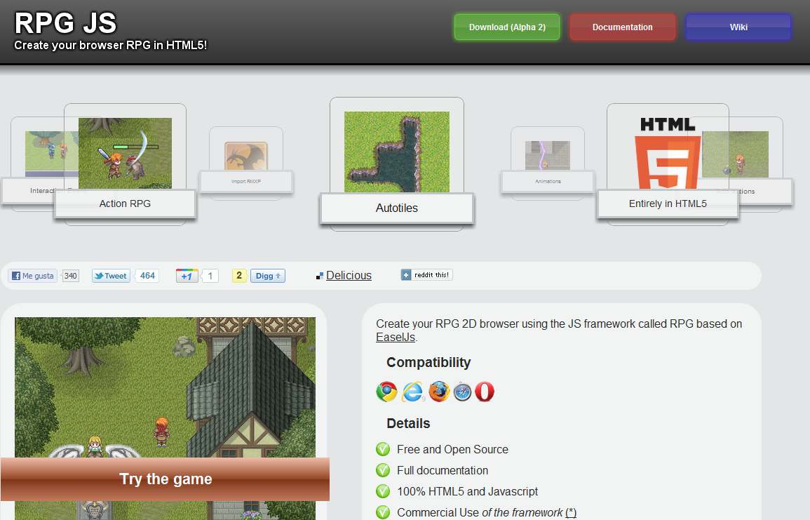 rpgjs – Crea tu propio juego RPG usando HTML5