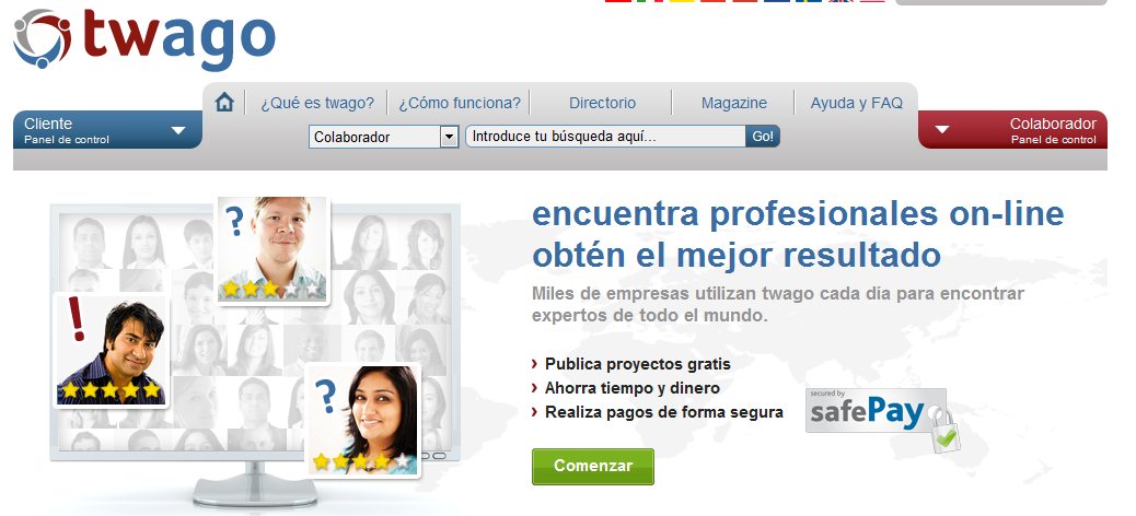 Twago – Plataforma multilingüe de externalización de servicios y empleo