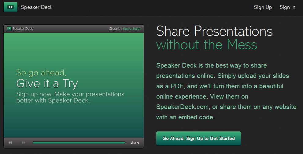 Speaker Deck – Una sencilla y profesional forma de presentar un PDF en una web