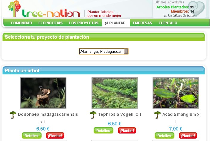 El proyecto Tree-Nation sigue avanzando en su lucha contra la deforestación