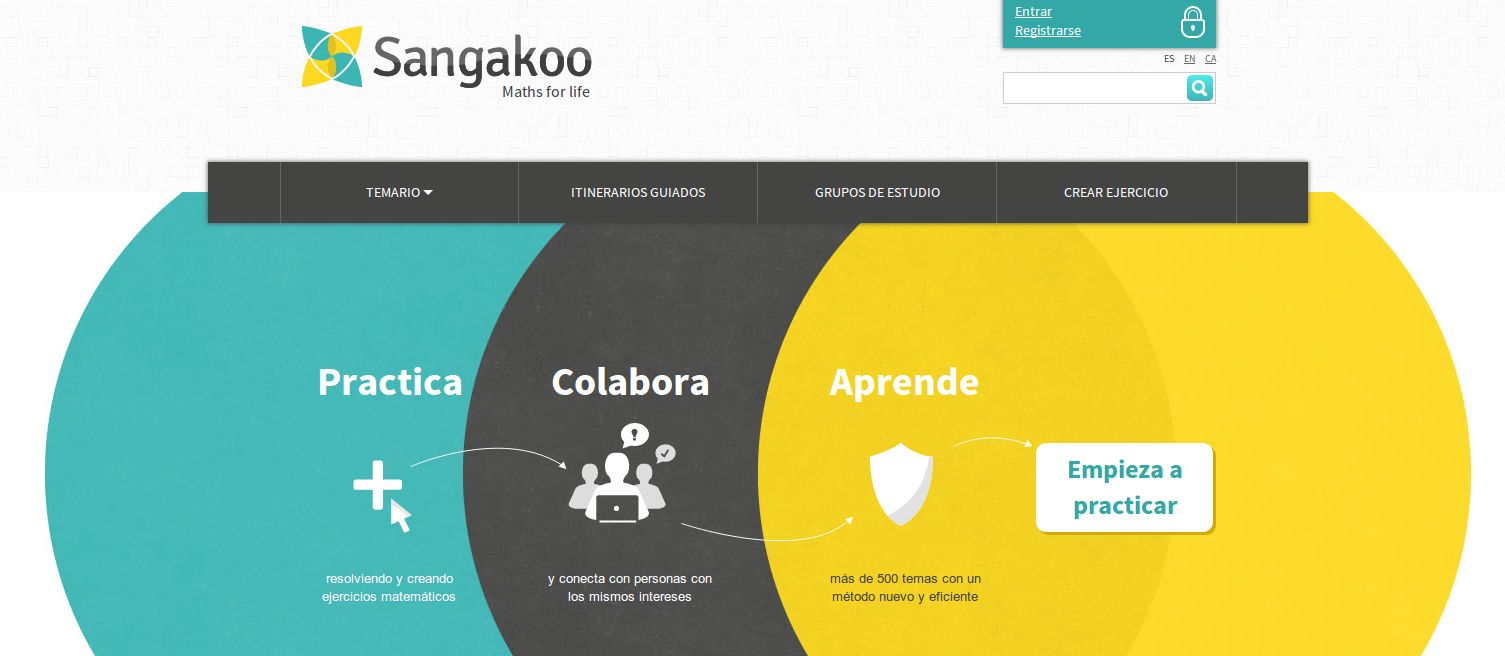 Nuevo sangakoo, para aprender matemáticas por Internet