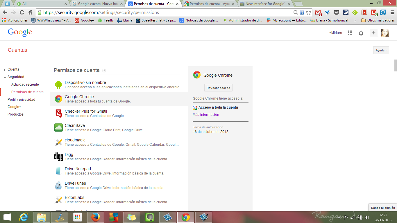 Capturas de pantalla desde Chrome, con notas e integración de Google Drive