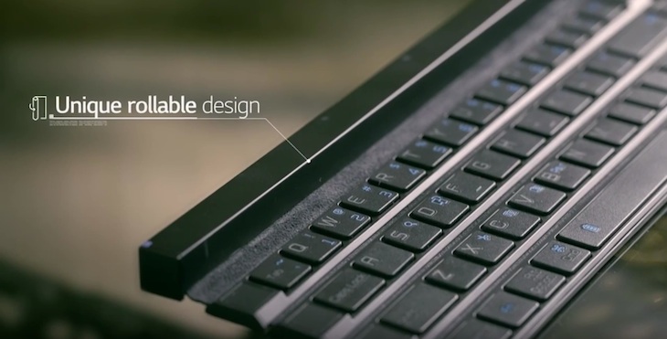 LG presenta el LG Rolly Keyboard, un teclado inalámbrico que podemos ...