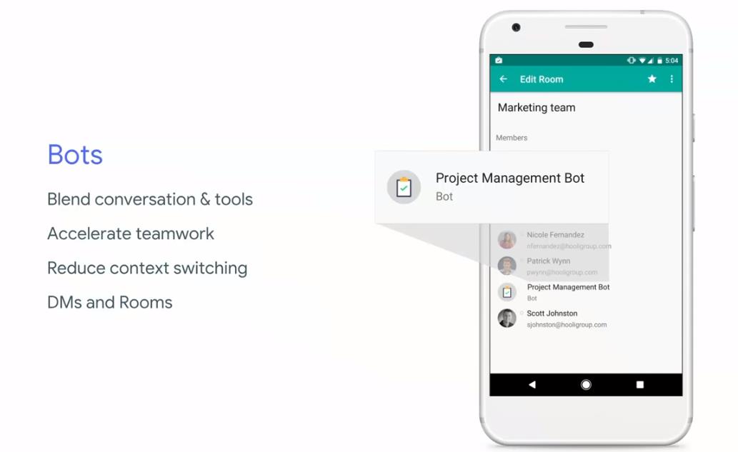 Google nos enseña a crear bots para Hangouts chats