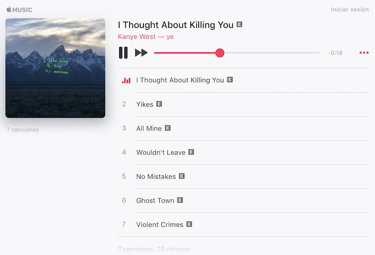 El widget del reproductor web de Apple Music ya permite reproducir ...