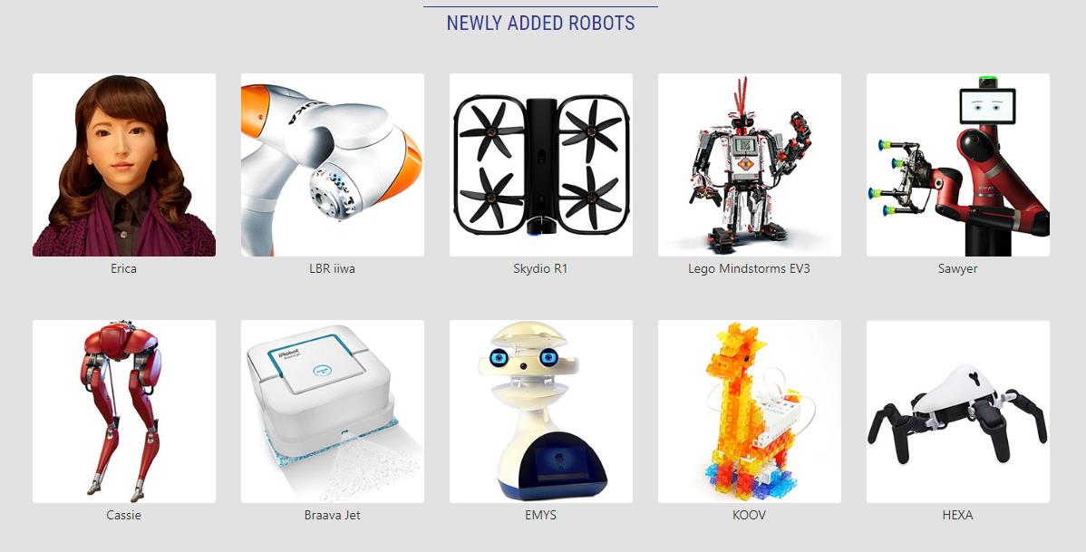 Robots, un portal con todos los robots que van “naciendo”