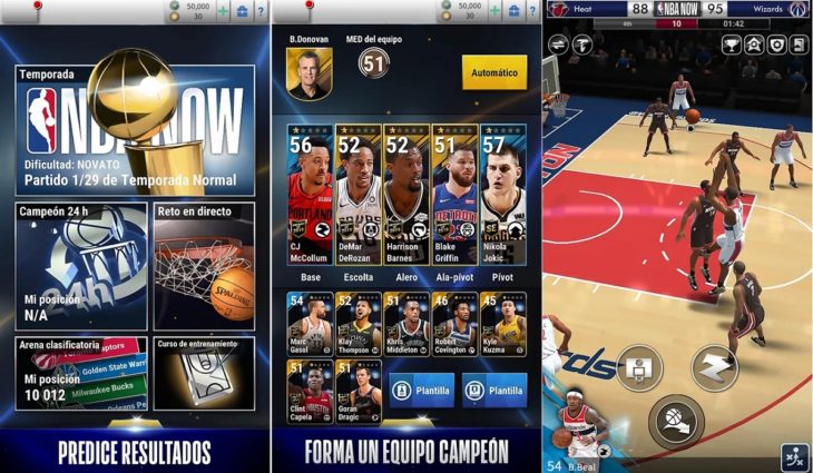 NBA Now, el nuevo juego de básquetbol profesional gratuito y con ...