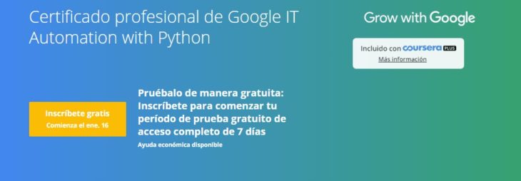 Google lanza un nuevo programa de cursos para aprender Python