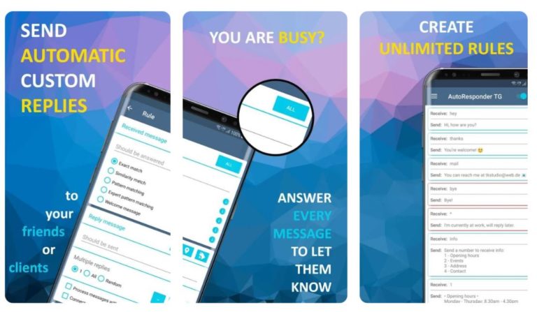 Cómo autoresponder en Telegram y en Whatsapp
