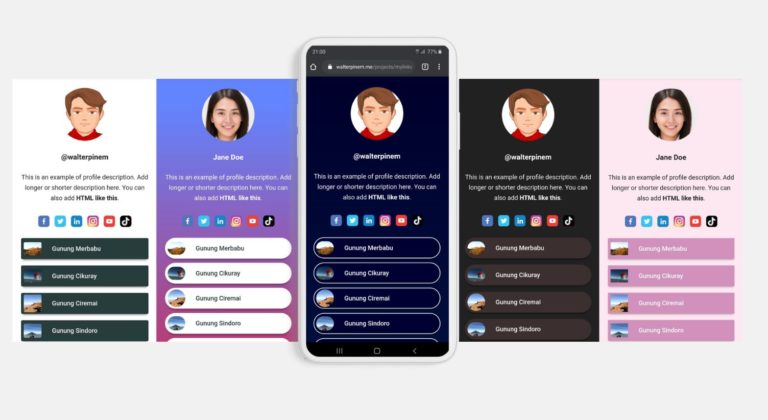 Usa tu Wordpress para crear una página de presentación con enlaces