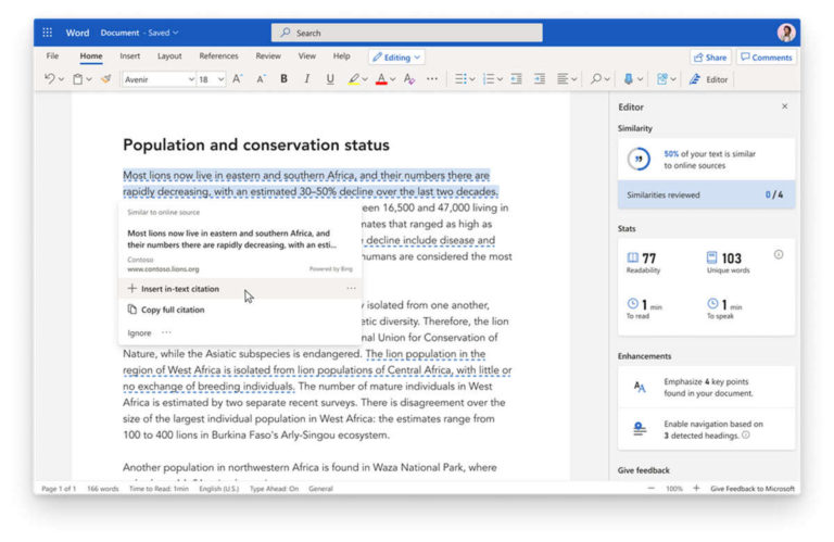 Microsoft Word tendrá una nueva función que te ayudará en el proceso de ...