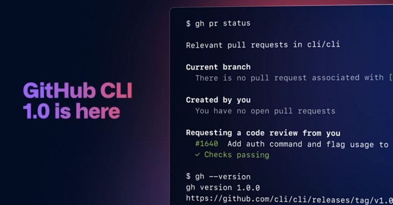 GitHub CLI, lo que los usuarios de GitHub llevan tiempo pidiendo