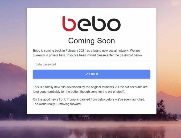 Bebo regresa 16 años después de su lanzamiento original como red social ...