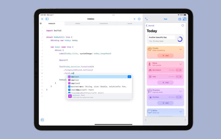 Apple permite programar apps desde el iPad con Swift Playgrounds