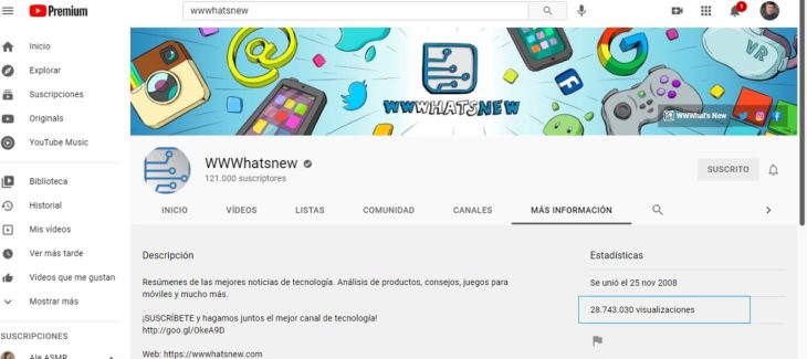 Así puedes ver el número de reproducciones totales de un canal de ...