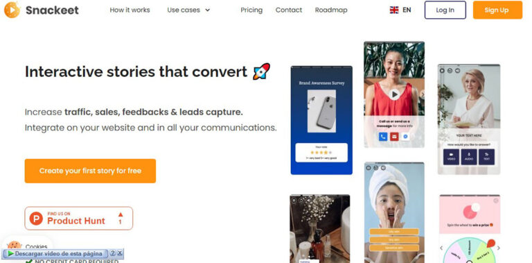 Snackeet, herramienta que te permitirá añadir historias a tu sitio web de forma sencilla
