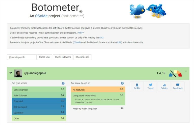 Botometer, la herramienta que Elon Musk ha usado para acusar a Twitter de tener más bots de los ...