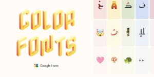 Google Fonts da paso hacia las webs más visuales añadiendo fuentes de color
