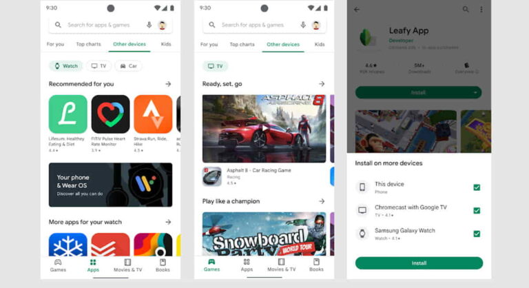 Nuevas funciones en Google Play para descubrir apps para otros ...