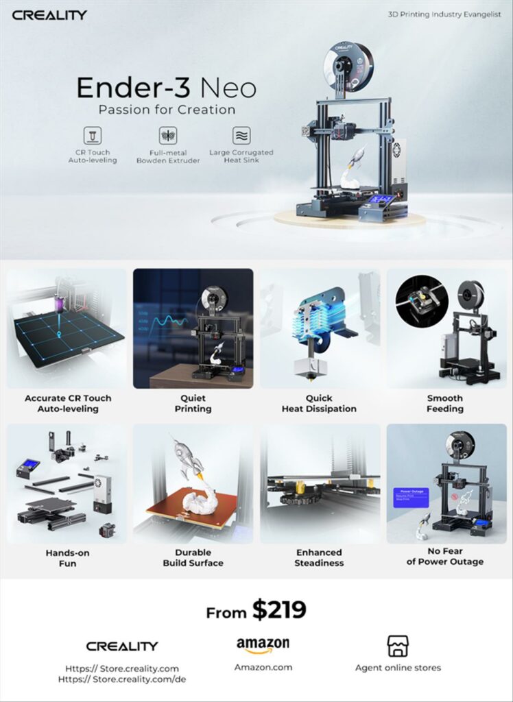 Ender-3 Neo, Ender-3 V2 Neo y Ender-3 Max Neo, ¿Cuál es la adecuada ...