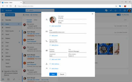 Nuevas funciones en Microsoft Outlook para gestionar las contactos