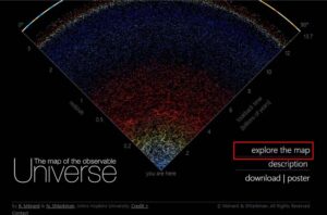 Un mapa del universo interactivo, gratis y online
