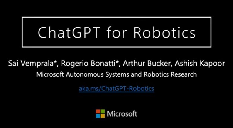 ChatGPT podrá controlar robots en el futuro. Así lo quiere Microsoft.