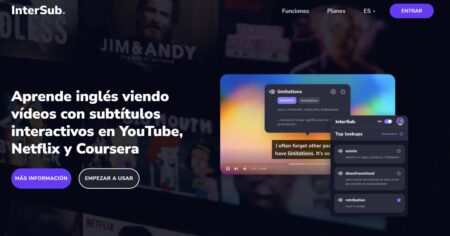 InterSub, nueva forma de aprender idiomas con Youtube o Netflix