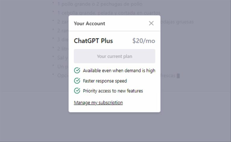 ChatGPT Plus ya disponible en España, así es por dentro