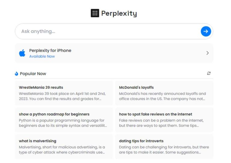 Perplexity AI, alternativa a ChatGPT, nuevo Bing y similares, ya cuenta ...