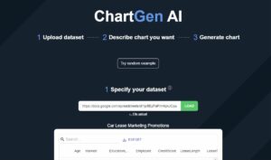 ChartGen AI – visualización de datos impulsada por inteligencia artificial