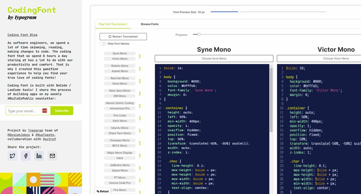 Descubre tu fuente de programación ideal con Coding Font