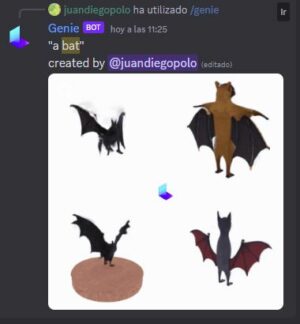 Genie nos permite crear modelos 3D a partir de texto