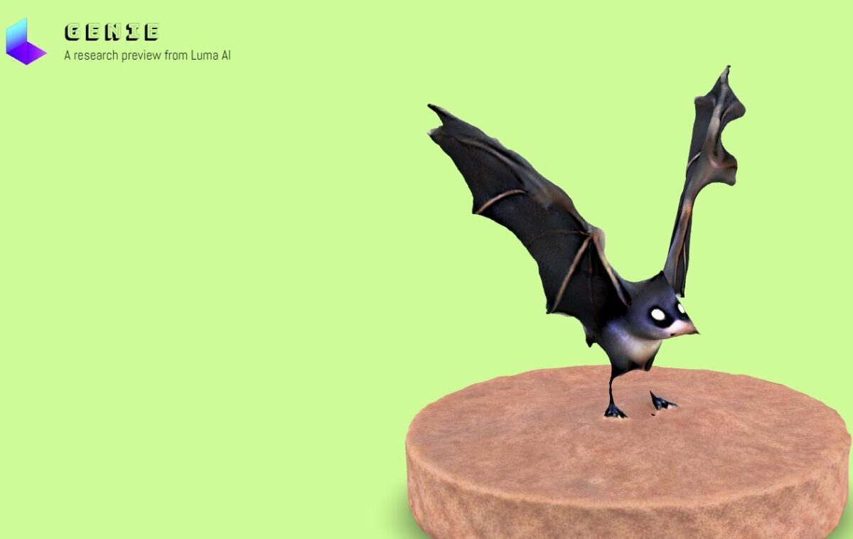 Genie nos permite crear modelos 3D a partir de texto