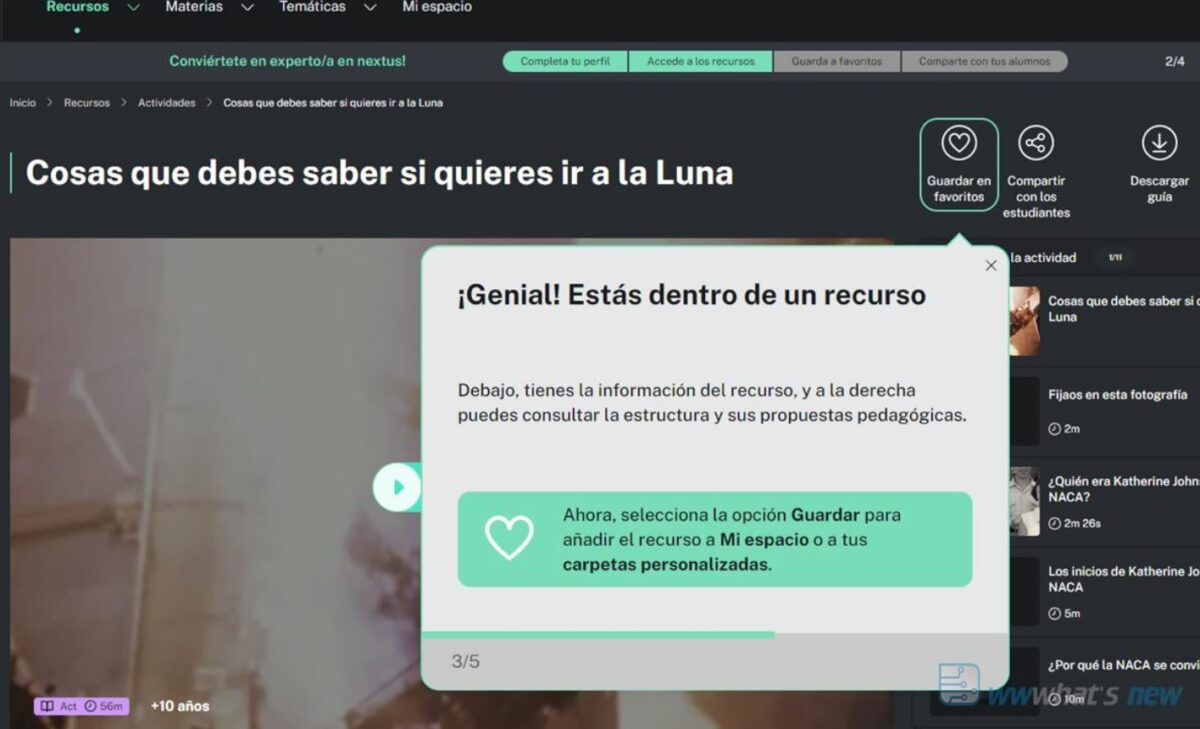 Nextus, documentales de todo tipo para uso educativo