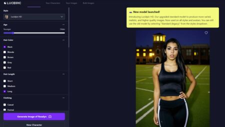 Lucidpic, para crear fotos realistas de personas