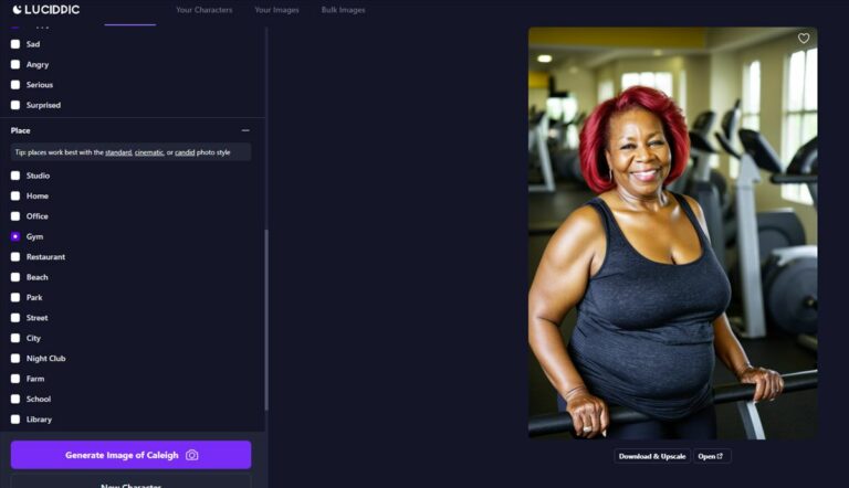 Lucidpic, para crear fotos realistas de personas
