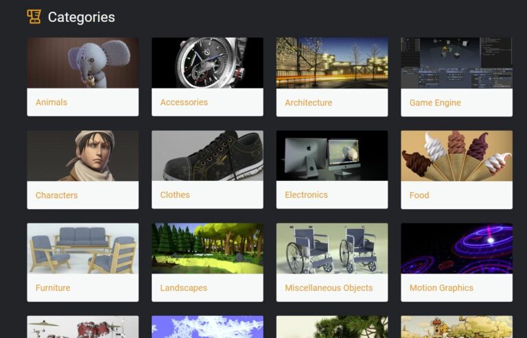 Blendswap, para bajar archivos 3D hechos con Blender y otros