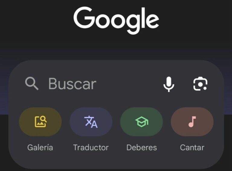Así son los botones que están apareciendo en la barra de Google