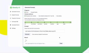 Cómo pasar de texto a Excel usando Excelly-AI
