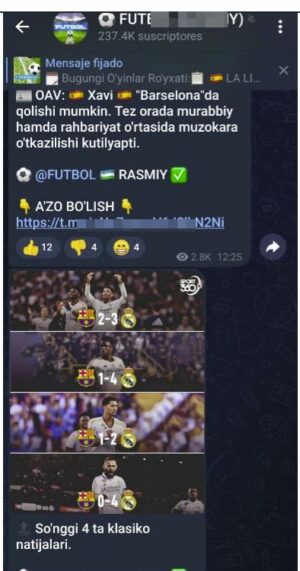 Lo de ver partidos de fútbol por Telegram no es tan fácil, pero sí es ...