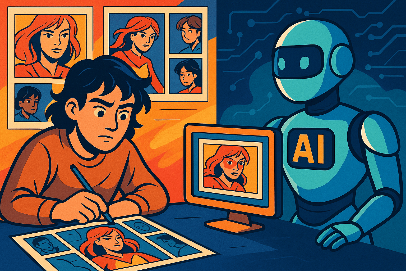 Las mejores herramientas de IA para crear cómics con personajes ...